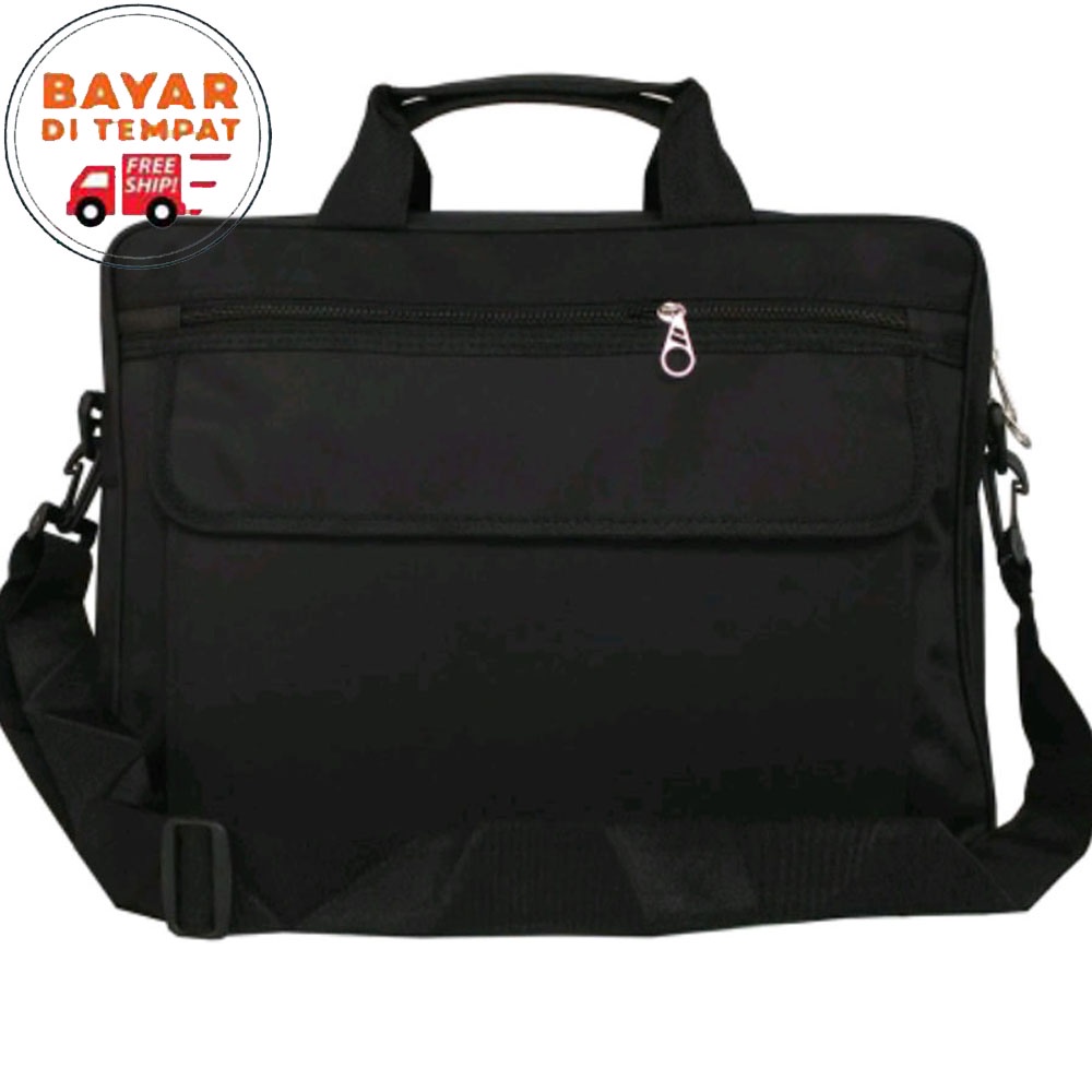 Jual SOPE 88 SUPER SALE!!! Tas Kantor Hitam Polos Tas Kerja Laptop ...