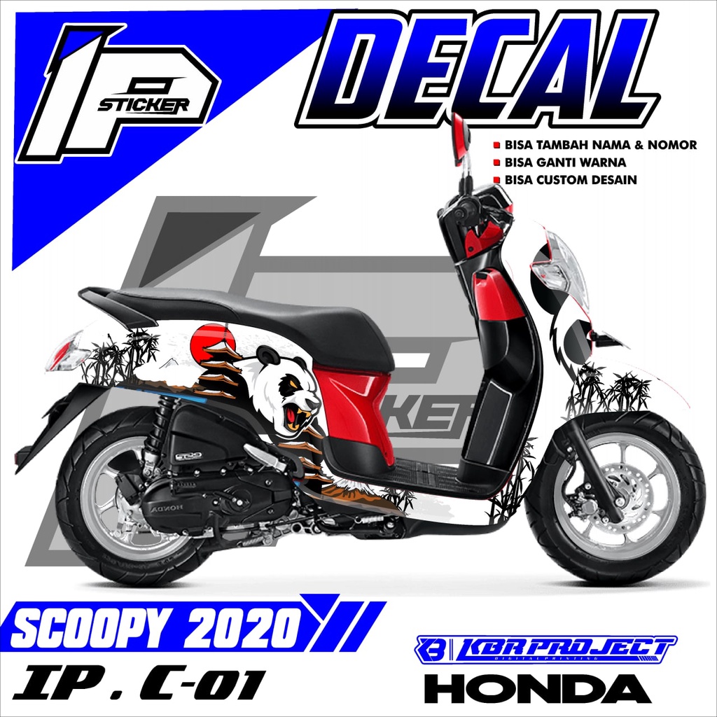 Jual Decal SCOOPY 2020 - Sticker Decal Variasi List HONDA SCOOPY 2020 ...