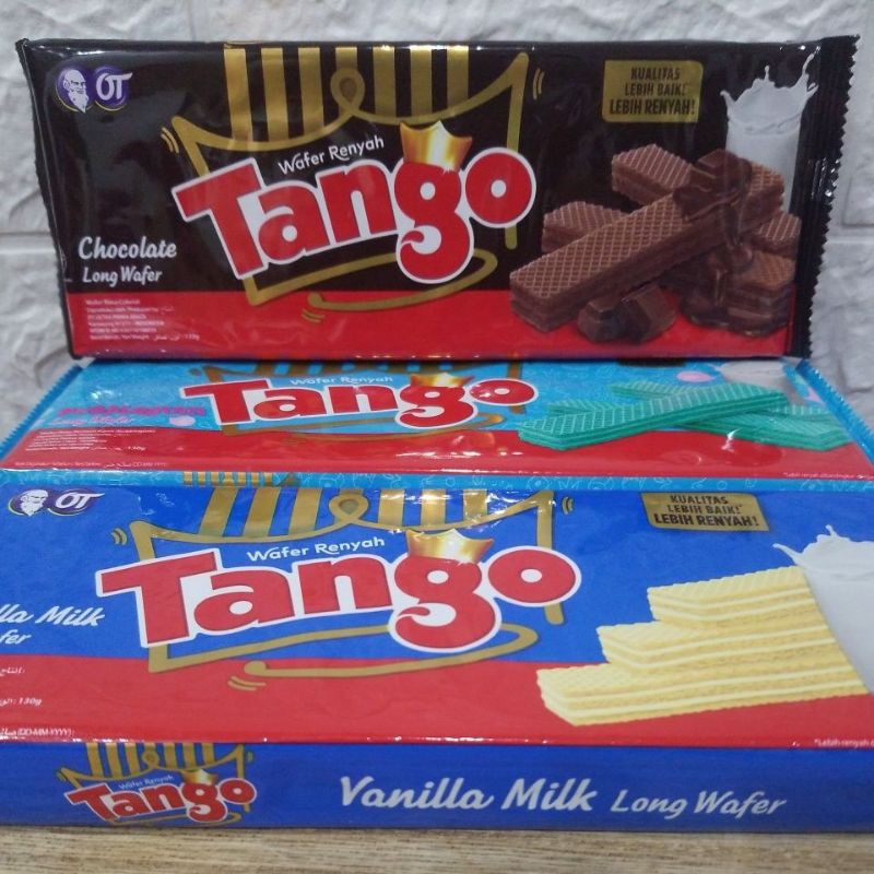 Jual TANGO Wafer 130 gr (Tersedia rasa Coklat, Vanilla, Keju, Bubblegum ...