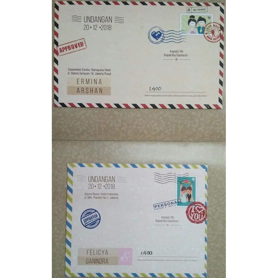 Jual KARTU UNDANGAN PERNIKAHAN / HAJATAN / MANTENAN / ULEM ULEM ...