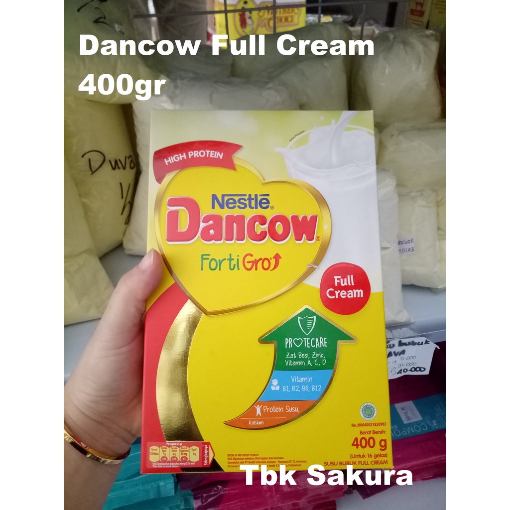 Jual Susu Bubuk Dancow Full Cream 390gr (Sedang) | Shopee Indonesia