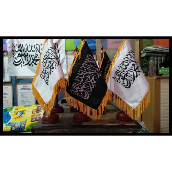 Jual Aksesories Promo Bendera Tauhid, Bendera Rasul Panji Islam Al Liwa ...