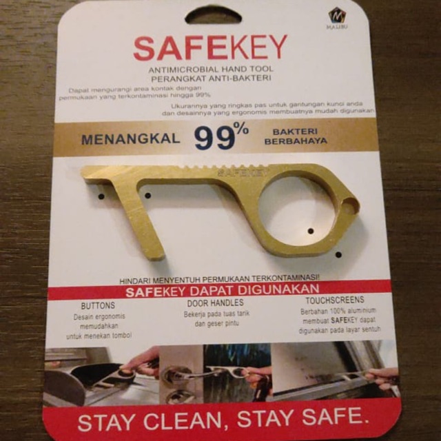 Jual Safekey corona original pembuka pintu dan tombol | Shopee Indonesia