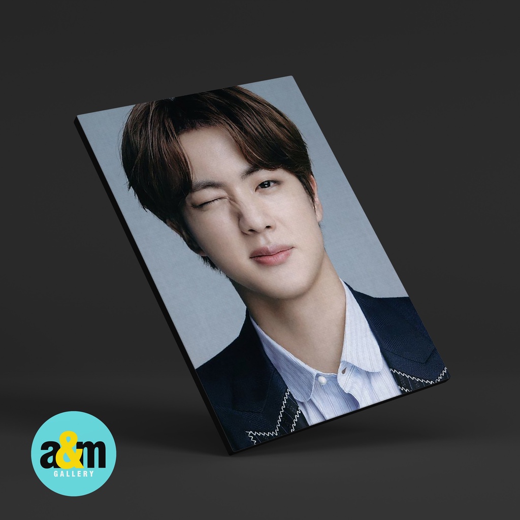 Jual Poster Kayu JIN BTS BANGTAN BOY Hiasan Dinding Kamar K-POP I ...
