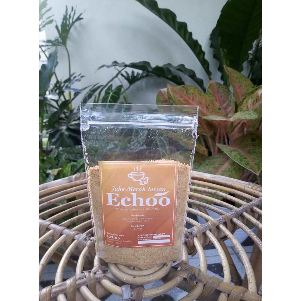 Jual Jahe Merah Instan 100gr "Echoo" | Minuman Sari Jahe Merah Praktis ...