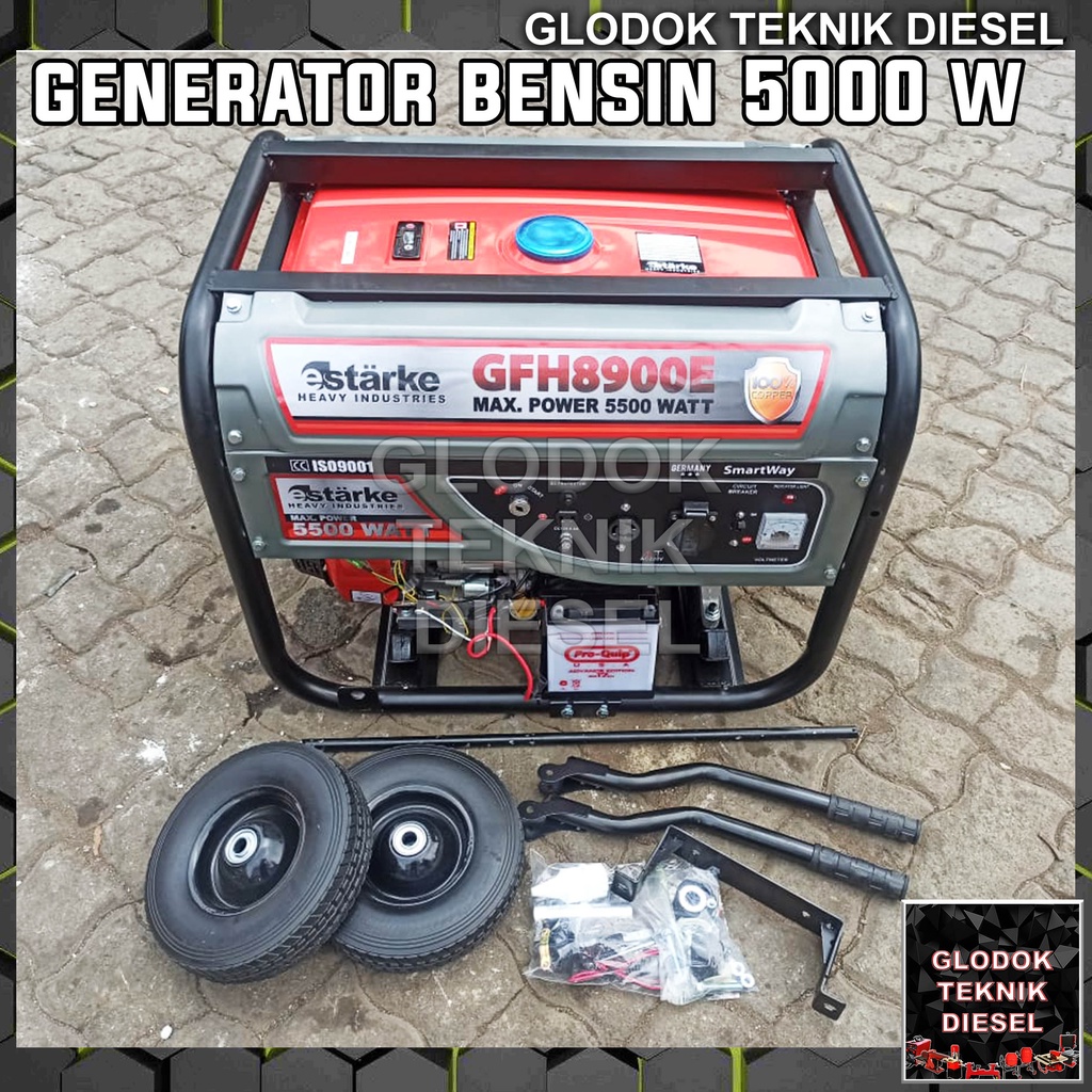 Jual Generator Genset Bensin 5000 Watt Starke GFH 8900 E TERBAIK ...