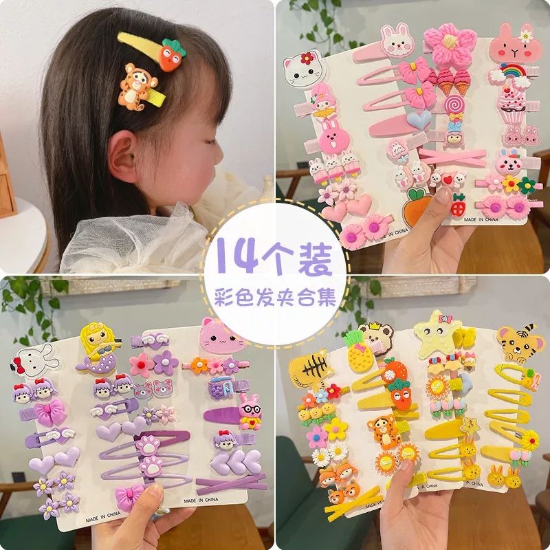 Jual 14 PCS JEPIT RAMBUT ANAK/JEPIT RAMBUT KARAKTER / HAIRPIN PRINCESS ...
