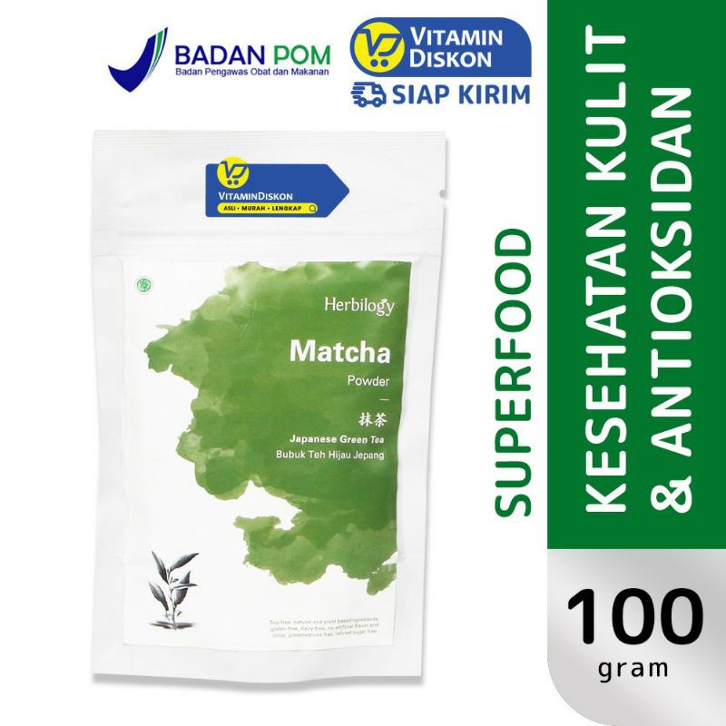 Jual Herbilogy Matcha Powder | Teh Hijau Menjaga Kesehatan Tubuh ...