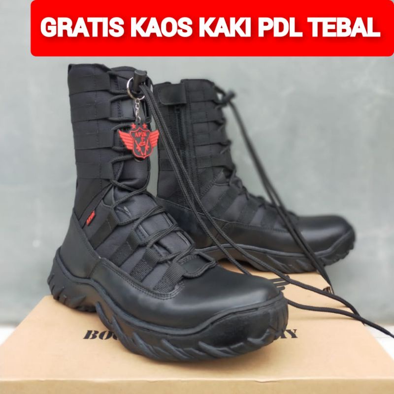 Jual SEPATU PDL NINJA KOMANDO BAHAN KULIT SAPI ASLI MERK APIK SEPATU ...