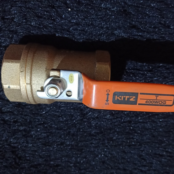 Jual Ball Valve / stop kran KITZ 1.1/4"inch original Produk | Shopee Indonesia