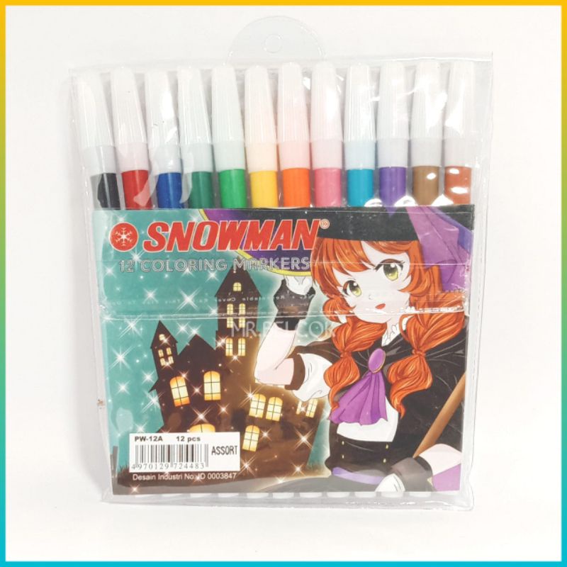 Jual Spidol Warna Warni Set Snowman 12 Warna Lengkap | Shopee Indonesia Jual Spidol Warna Warni Set Snowman 12 Warna Lengkap | Shopee Indonesia