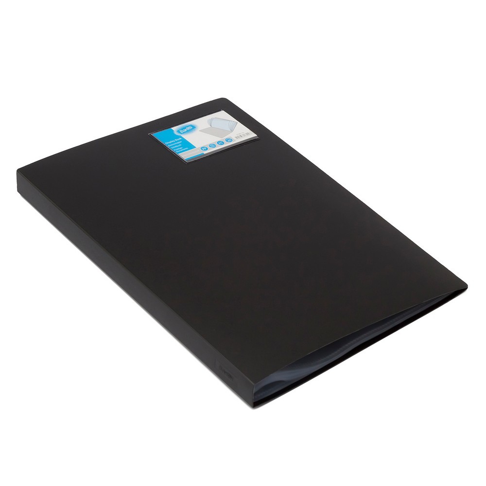 Jual Bantex Display Book 40 Pockets Folio Black 3185 10 | Shopee Indonesia