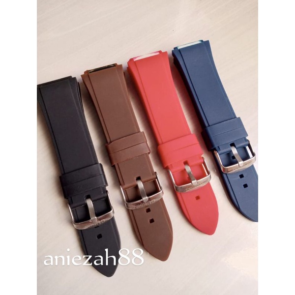 Jual Strap Tali Jam tangan Guess Rigor W0247G3 Tali Rubber Silicone Jam ...