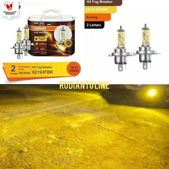 Jual LAMPU HALOGEN AGYA YELLOW H4 12V 60/55W 2600K TEMBUS KABUT rod14 Diminati Banget | Shopee ...
