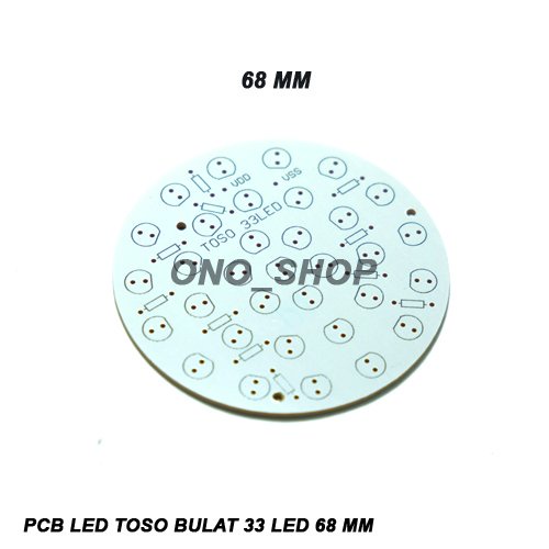 Jual PCB Led TOSO Bulat 33 LED 68 MM | Shopee Indonesia
