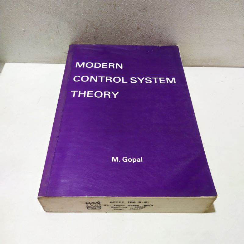 Jual Buku Obral Super Murah - Buku Modern Control Systems Theory | Shopee Indonesia
