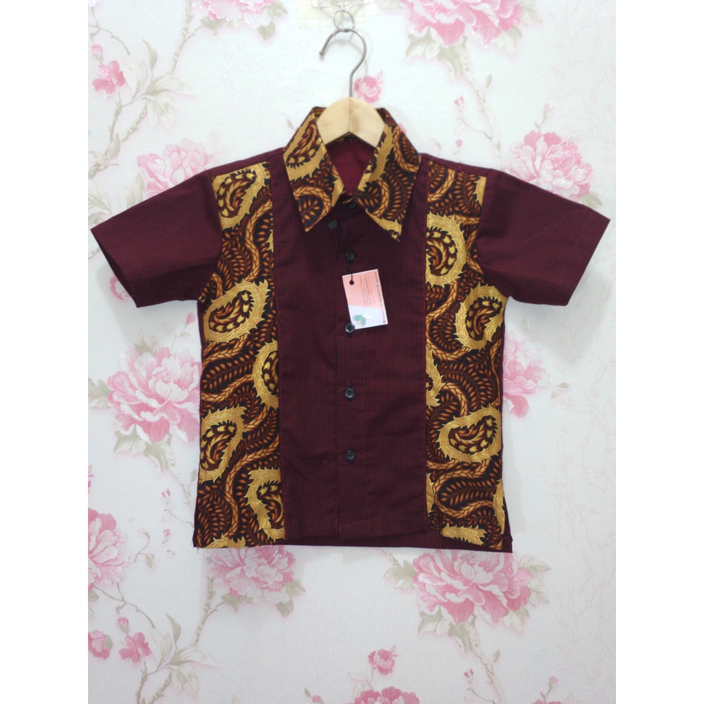 Jual BAJU CAKEP KEMEJA BATIK FORMAL ANAK LAKI-LAKI | Shopee Indonesia