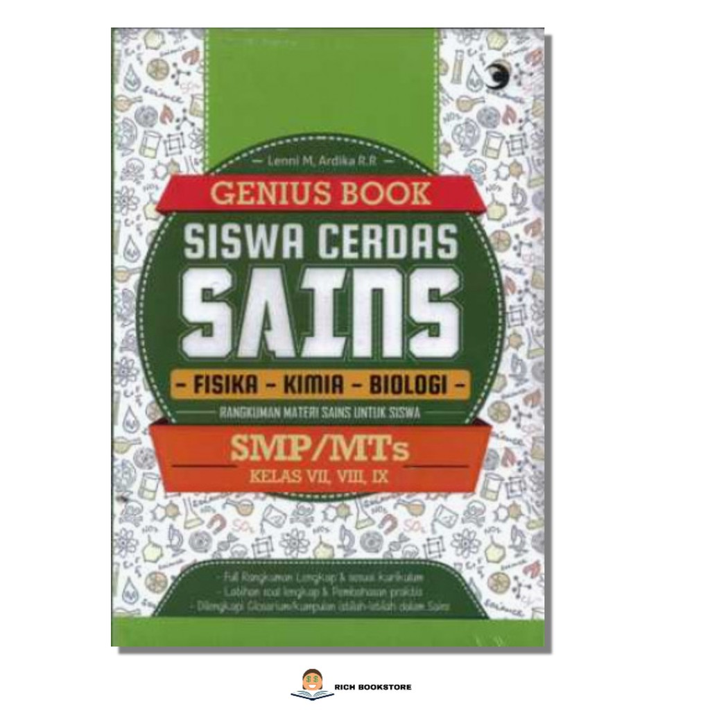 Jual Genius Book SAINS Biologi Fisika Kimia SMP MTs | Shopee Indonesia