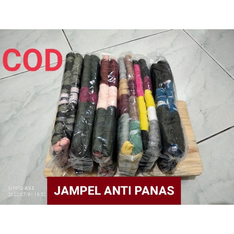 Jual (ISI 2)JAMPEL ANTI PANAS GEMPAL TEBAL ANTI PANAS/JAMPEL ANYAM ...