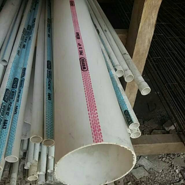 Jual PIPA PVC WAVIN D 4". DIJUAL POTONGAN PER 50 CM | Shopee Indonesia