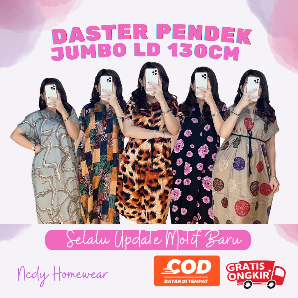 Jual NCDY HOMEWEAR DASTER PENDEK SELUTUT RAYON PREMIUM LD 130cm BUSUI ...
