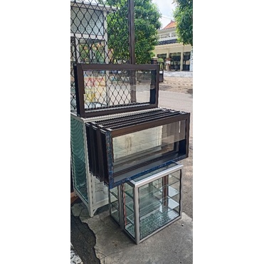 Jual 35 x 125 Kaca Mati Brown Riben Hitam | Shopee Indonesia