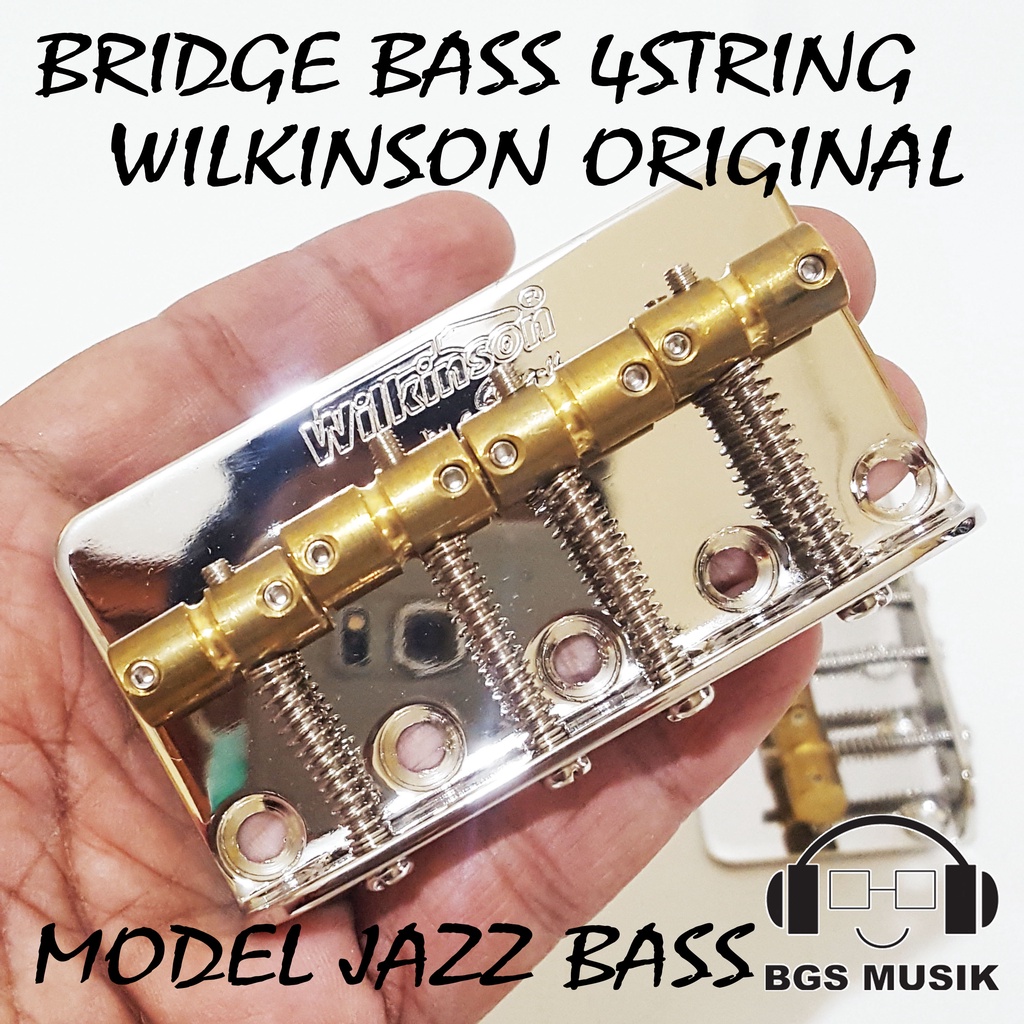 Jual Bridge Bass Wilkinson WBBC 4 Original - Bridge Jazz Bass 4string ...