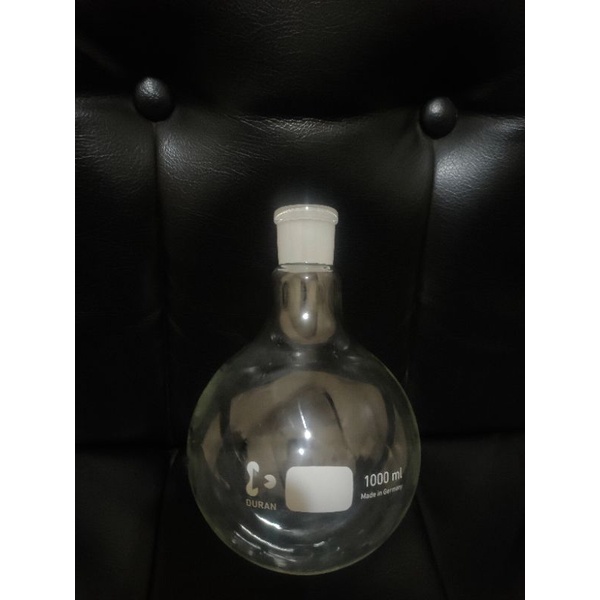 Jual boiling flask round-labu didih alas bulat 1000ml,500ml duran ...