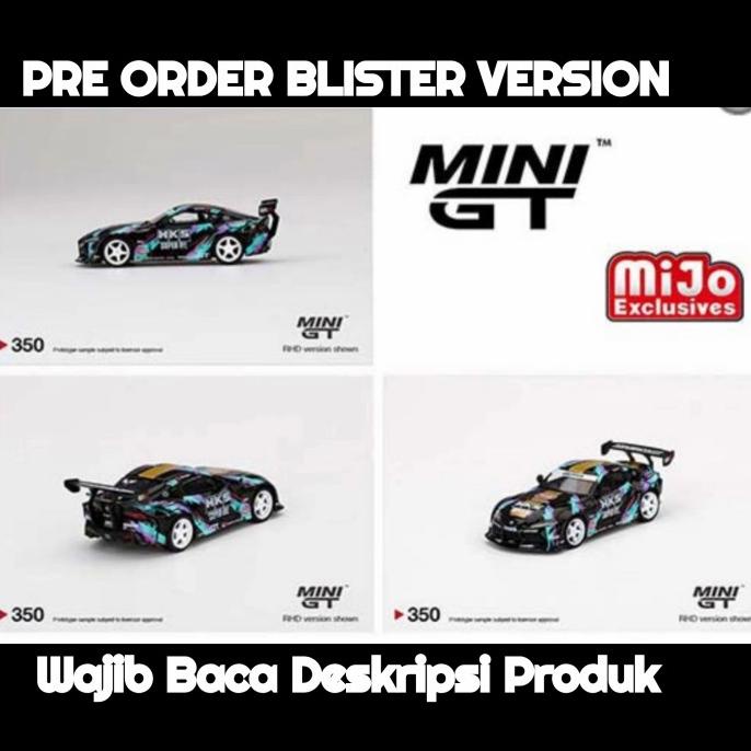 Jual Mini GT MiniGT 350 HKS Toyota GR Supra Terlaris | Shopee Indonesia
