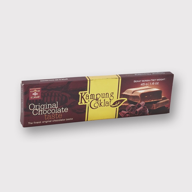 Jual COKELAT BAR ORIGINAL 45 GRAM - KAMPUNG COKLAT | Shopee Indonesia