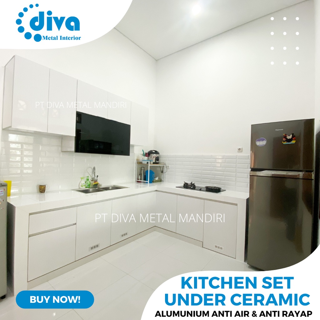 Jual KITCHEN SET ALUMUNIUM UNDER CERAMIC ANTI RAYAP ANTI AIR BERGARANSI ...