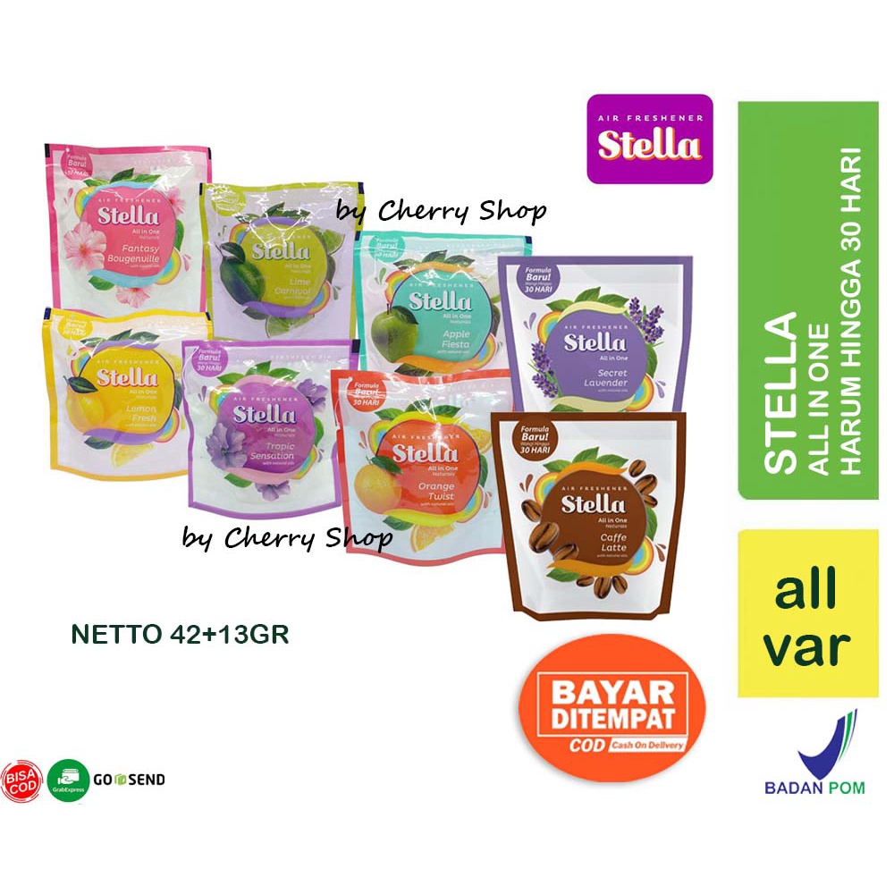 Jual [BALINESE JASMINE BARU | 42+13GR] [55GR] STELLA Pengharum Ruangan ...
