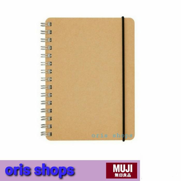 Jual MUJI - Wirebound Notebook/Dotted A6 || Buku Bergaris Titik | Shopee Indonesia