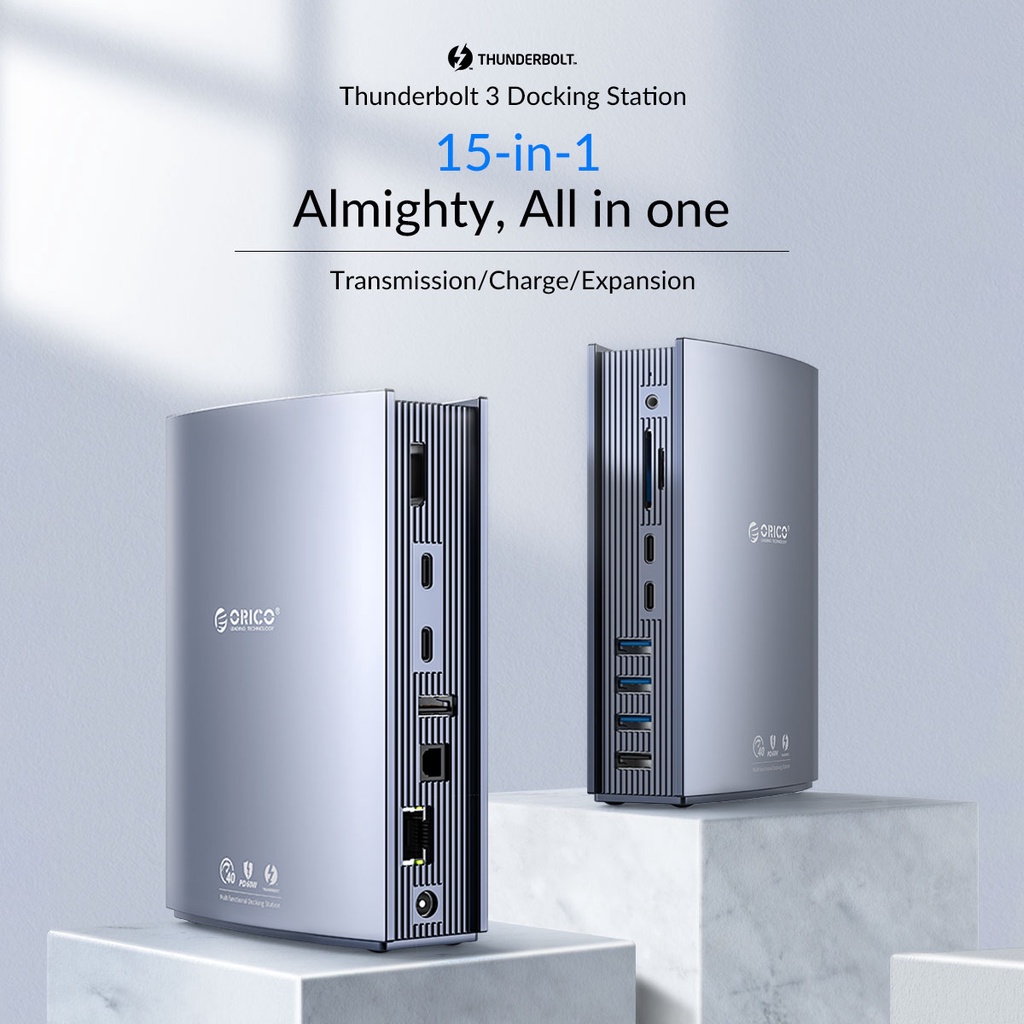 Jual ORICO TB3-S3 Thunderbolt 3 Docking Station | Shopee Indonesia