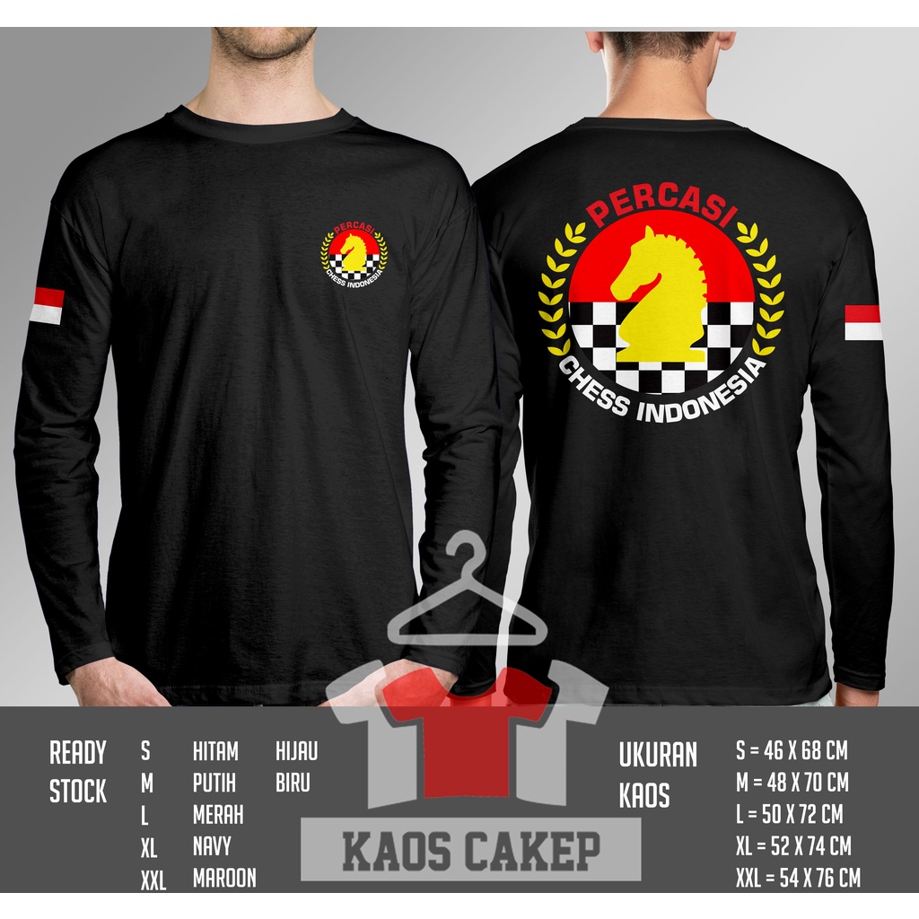 Jual Kaos Baju PERCASI Chess Indonesia Persatuan Catur Seluruh ...