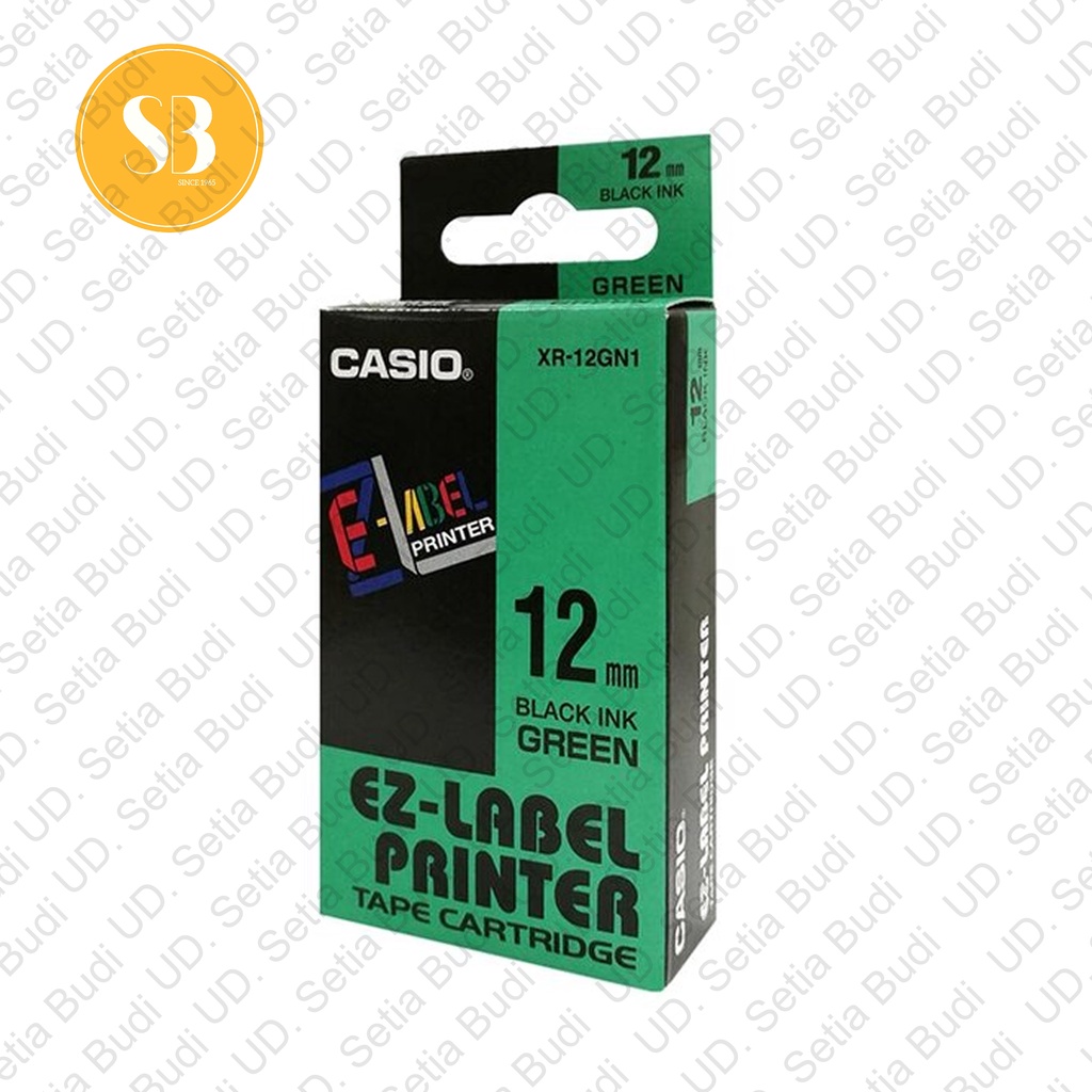 Jual Label Printer CASIO EZ-Label 12mm Tinta Tape Asli | Shopee Indonesia