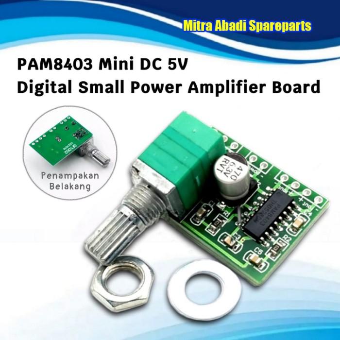 Jual Modul PAM 8403 Mini DC 5V Digital Small Power Amplifier Board ...
