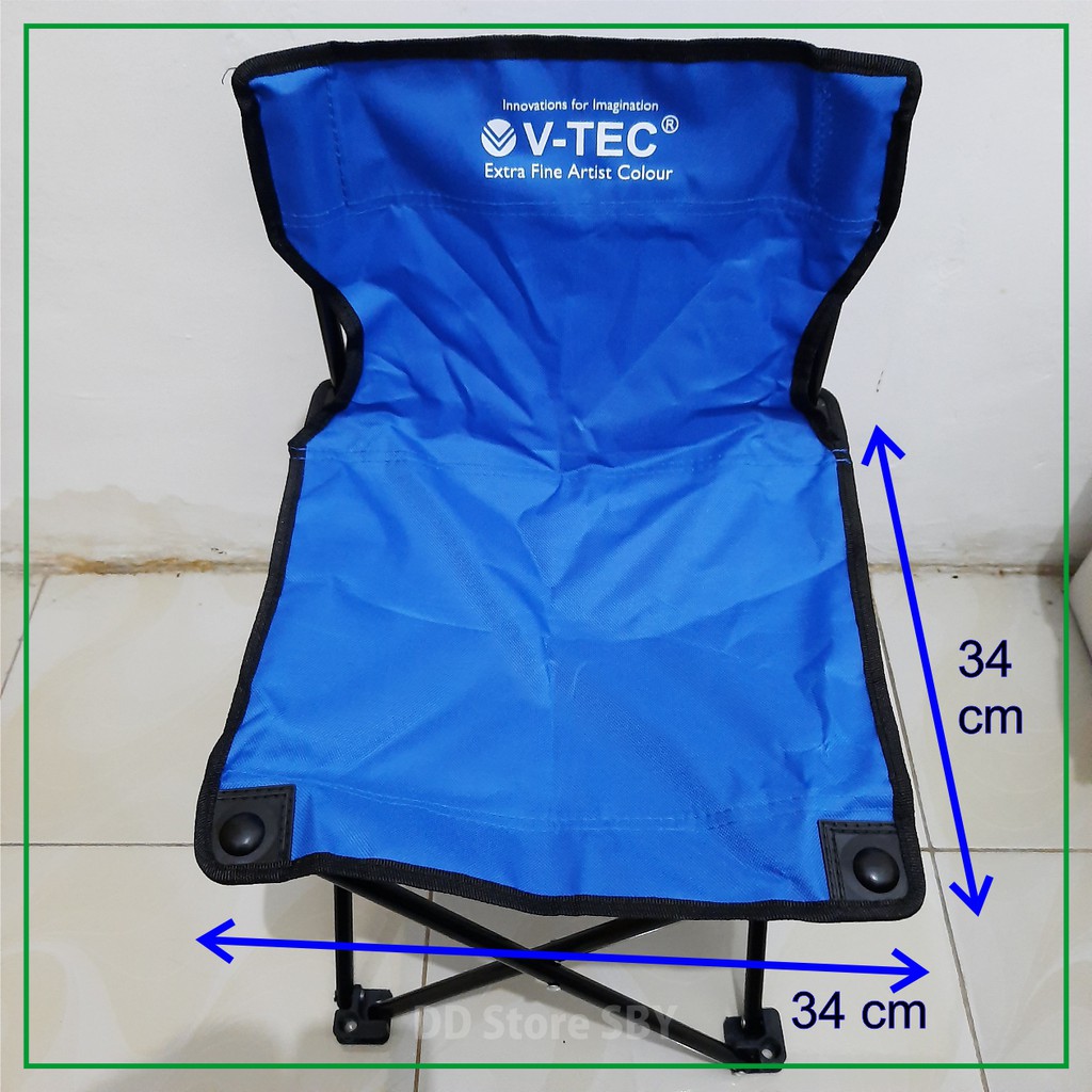 Jual V-TEC KURSI ATK LIPAT PORTABLE LUKIS OUTDOOR GUNUNG KEMAH CAMPING ...