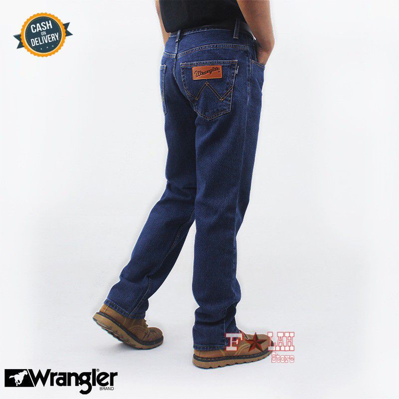 Jual WANGLER Celana Jeans Pria Panjang Standar Reguler Original cowok ...