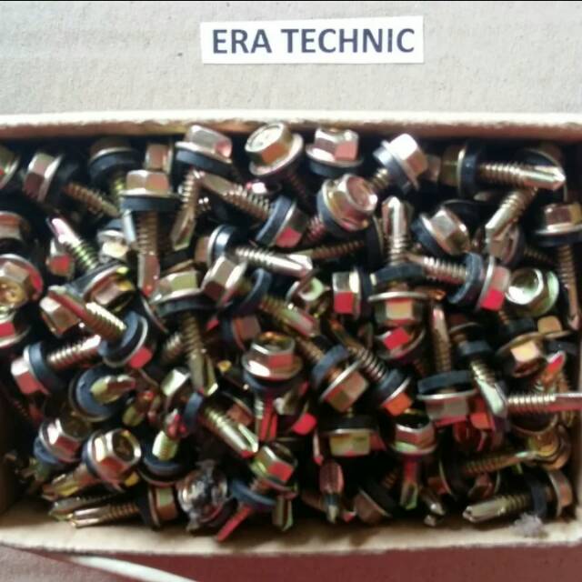 Jual Baut Roofing / sekrup roofing ukuran 2 cm | Shopee Indonesia