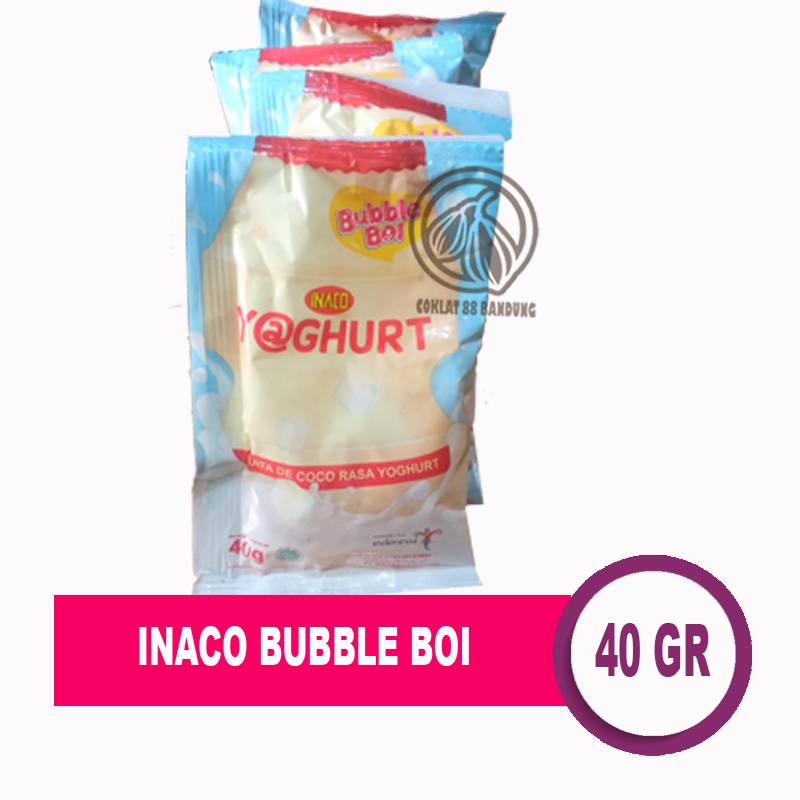 Jual INACO BUBBLE BOI 40 GR/GRAM RASA YOGHURT, NATA DE COCO MINUMAN ...