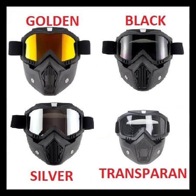 Jual Google Mask Helm Masker Kaca Mata Motor Goggles Trail Cross ...