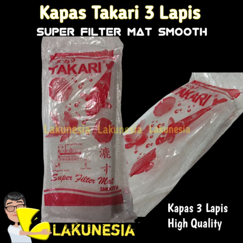 Jual Kapas Aquarium Busa Filter Aquarium Aquascape Takari Super Filter ...
