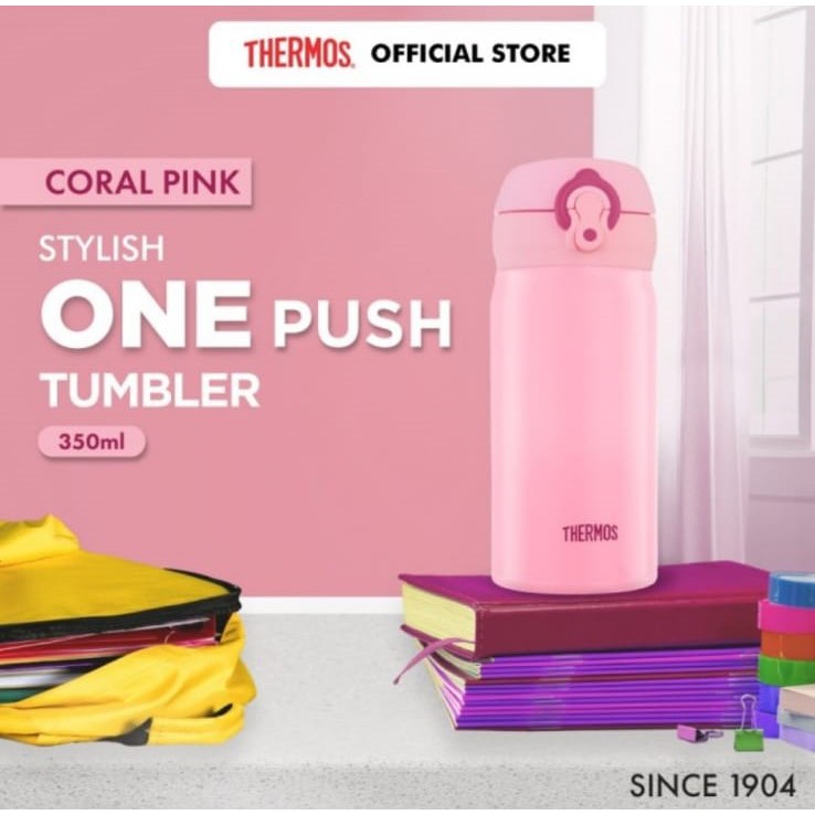 Jual Thermos Tumbler One Push Ultra Light - CP Pink 350ml (JNL 352 - CP) | Shopee Indonesia