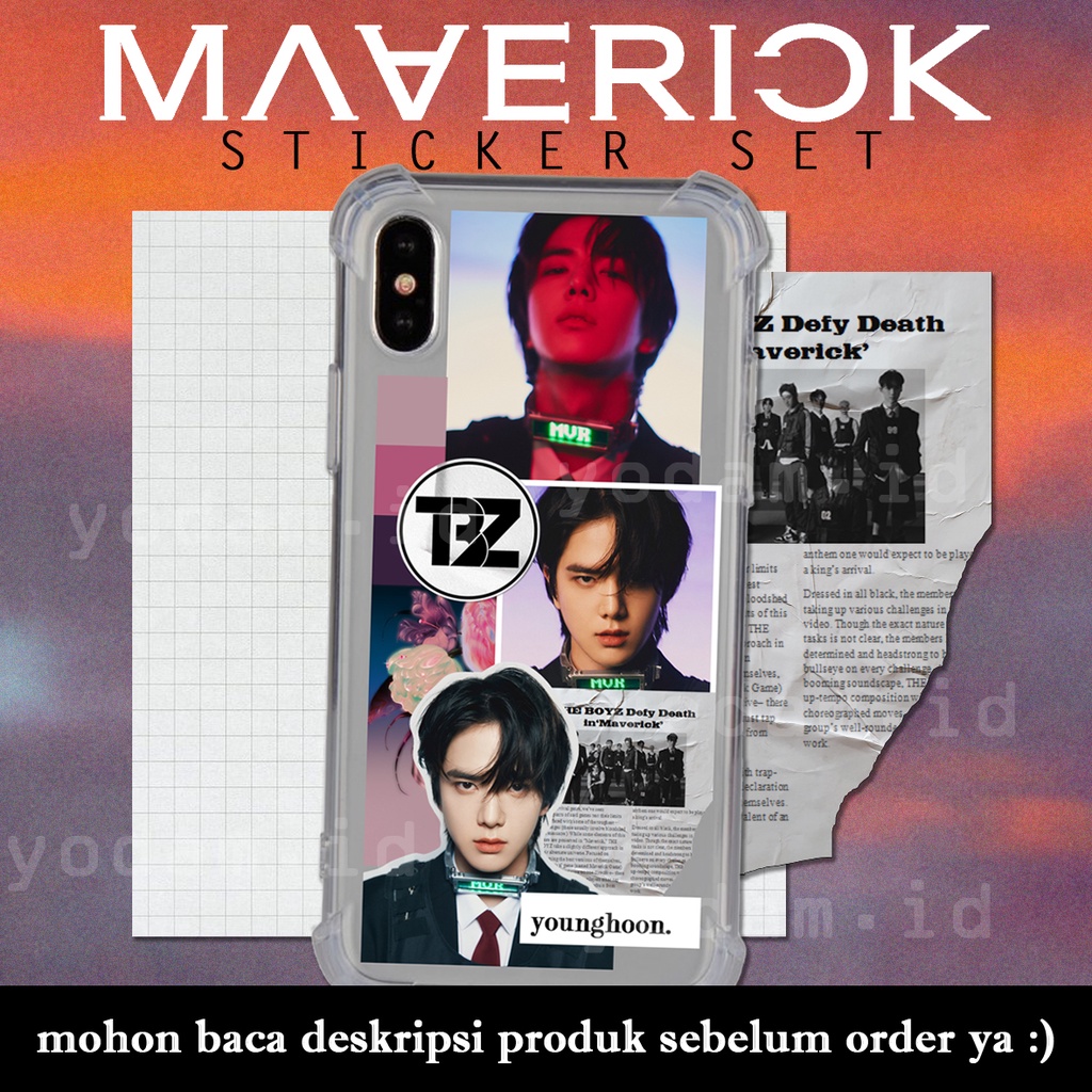 Jual DIY STICKER CASE, STICKER AESTHETIC STIKER KPOP ANTI AIR THE BOYZ ...