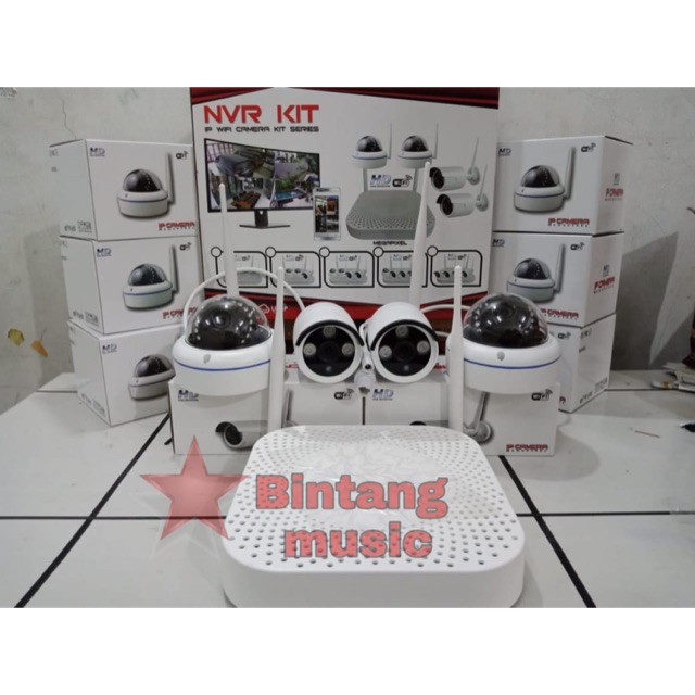 Jual Paket Cctv Wireless 4 Channel - 2 Megapixel Ip Camera God Eye ...
