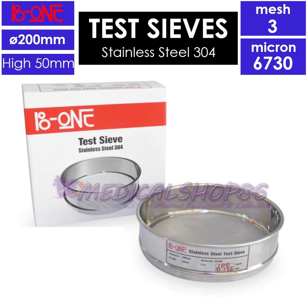 Jual Test Sieve Stainless Steel, diameter 200mm. B-ONE | Shopee Indonesia