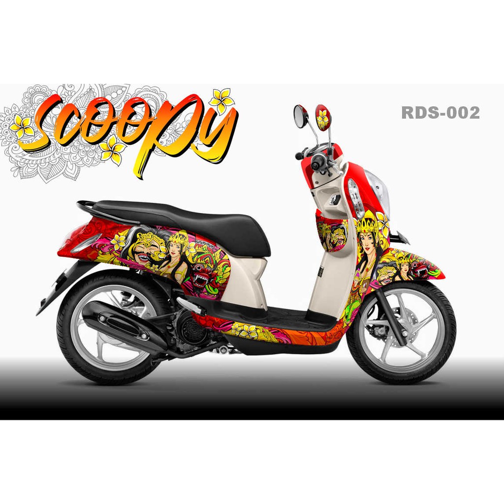 Jual Stiker Scoopy Full Body Decal Stiker Scoopy Fi tahun 2017-2020 ...