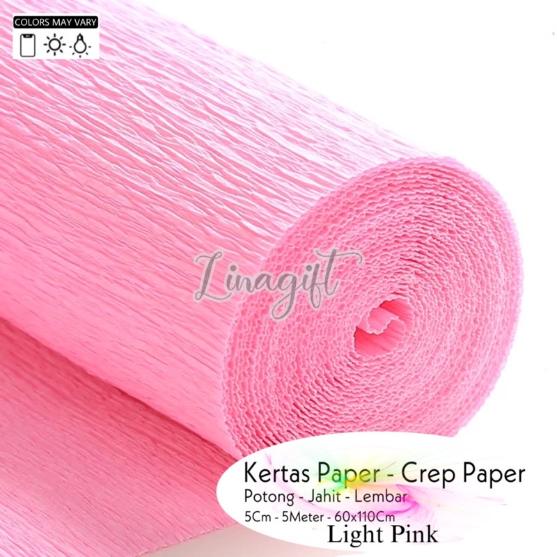 Jual KERTAS CREPES / KREP / TISSUE CREP / TISU CREPE PAPER 110x60 ...