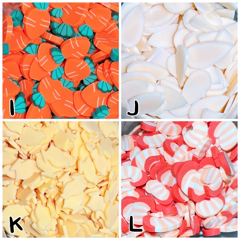 Jual (3) Fimo Slice premium 1cm , hiasan slime | Shopee Indonesia